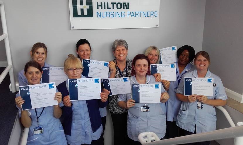 Presentation of Care Certificate Hilton PNAs | Hilton Nursing Partners