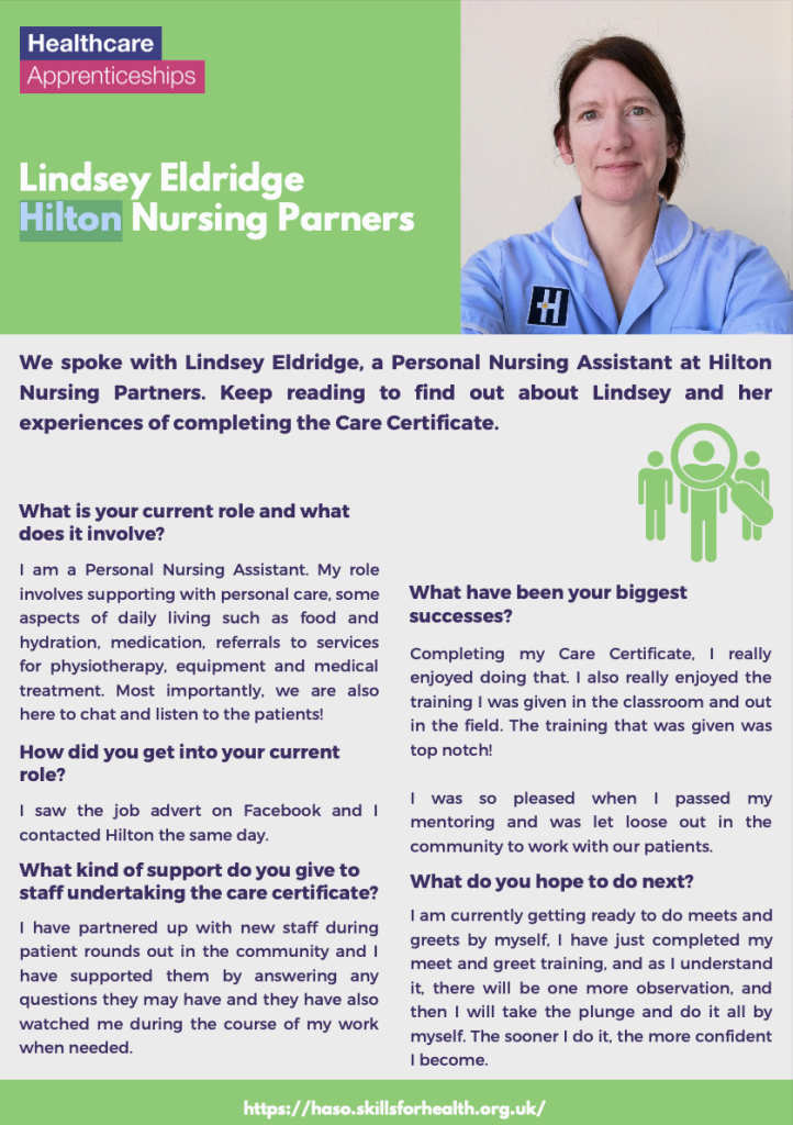 Hilton Nursing Partners Featured in Care Certificate Celebration ...